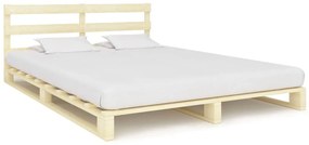 Rám postele z palet masivní borovice 200 x 200 cm,  285247 HangarStore.cz