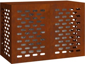 vidaXL Ochrana klimatizace Rezavá 100 x 50 x 70 cm