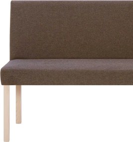 Lavice 139,5 cm hnědá polyester 281336