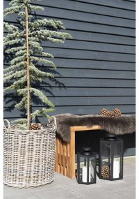 House Nordic Lavice z teakového dřeva, příroda, 90x30x49 cm