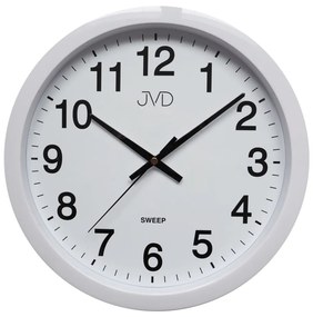 JVD Nástěnné bílé hodiny JVD HP611.1