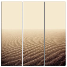 Obraz na plátně - Písek v poušti - čtverec 3127B (105x105 cm)