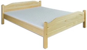 dřevěná dvojlůžková postel z masivního dřeva LK101