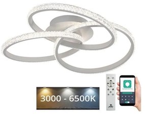 Brilagi - LED Stmívatelné stropní svítidlo COSMOWAVE LED/70W/230V 3000-6500K +DO BG-TA1304/W