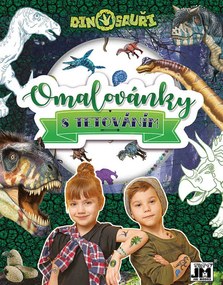 JIRI MODELS Omalovánky + tetování Dinosauři 0