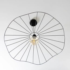 Brilagi - LED Lustr na lanku CERIA WIRE 1xE27/40W/230V pr. 80 cm černá