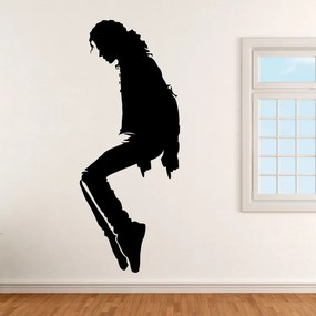 Michael Jackson na špičkách - vinylová samolepka na zeď 100x39cm