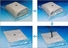 Zaparkorun Vakuový pytel pro praktické uskladnění sezónního prádla - 80 x 100 cm