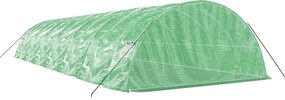 Skleník s ocelovým rámem zelený 70 m² 14 x 5 x 2,3 m 3188088
