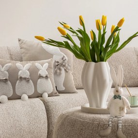 VELIKONOČNÍ DEKORAČNÍ POVLAK NA POLŠTÁŘ EASTER1 30X50 CM BÉŽOVÁ