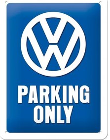 Plechová cedule Volkswagen VW - Parking Only, ( x  cm)