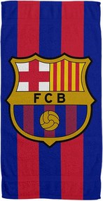 Bavlněná osuška FC Barcelona - motiv Blaugrana - 100% bavlna - 70 x 140 cm