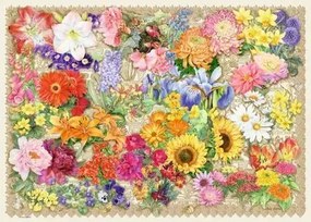 Ravensburger Kvetoucí květiny / 1000 dílků / od 12 let