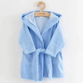 Dětský froté župan New Baby Comfortably blue velikost 116/122