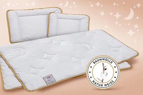 Dětský organický bavlněný set Frau Holle Rozměr: set Kid's Flock: 60x40 cm (100g) + 100x135 cm (300g)