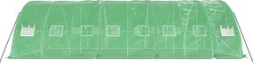 Skleník s ocelovým rámem zelený 40 m² 8 x 5 x 2,3 m 3188085