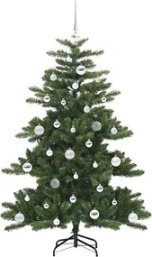 Umělý Skládací Vánoční Strom Zelená 150 cm PVC a ocel 3397658