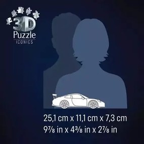 Ravensburger 3D Puzzle Iconics: Porsche 911 GT3 Cup Salzburg design /