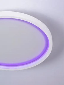 Moderní stropní svítidlo Chet RGB 39 s dálkovým ovládáním
