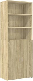Úzká úložná dub sonoma 70x42,5x225 cm kompozitní dřevo 3281317