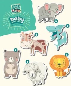 ART PUZZLE 5820 Baby Puzzle Zvířata (2-5 dílků)