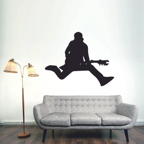 Samolepka na zeď - Kytarista (60x46 cm) - PopyDesign
