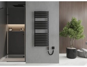 Mexen Bachus, elektrické topné těleso 1200 x 500 mm, 600 W, černá, W109-1200-500-2600-70