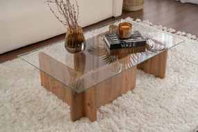 Designový konferenční stolek Rangsey 105 cm atlantská borovice