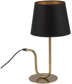 Sigma | Stolní lampa VOLUTTO 1xE27/60W/230V černá/měděná | SI0348