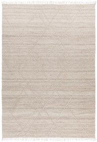 Obsession, Ručně tkaný kusový koberec My Dakar 365 ivory – na ven i na doma, 140x200, bílá, chodba / předsíň