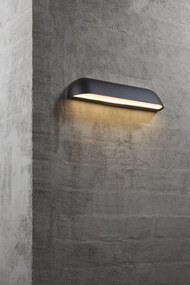 NOR 84091003 Venkovní nástěnné svítidlo Front 36 1x13,9W LED černá opál - NORDLUX