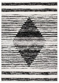 Kusový koberec PP Medina krémovočerný 160x229cm