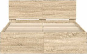 Rám postele s čelem dub sonoma 120 x 200 cm 3207492
