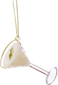 Skleněné vánoční ozdoby v sadě 3 ks 15,5 cm Martini Cocktail – Sass &amp; Belle