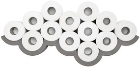 OnaDnes -20% Šedý betonový nástěnný držák na toaletní papír Lyon Béton Cloud 74,5 cm