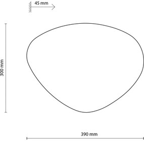 Nástěnné svítidlo STONE 2xG9/8W/230V 30x39 cm černá