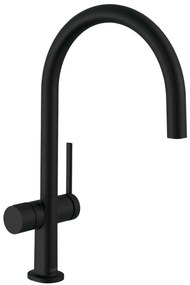 Hansgrohe Talis M54 - Dřezová baterie Talis 220, s uzavíracím ventilem pro spotřebič, matná černá 72805670