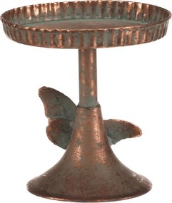 Kovový svícen 14 cm měděný FUP563-S