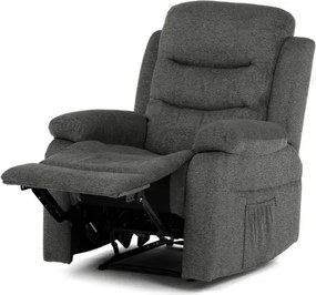 Polohovací křeslo šedé TV-4086 GREY2
