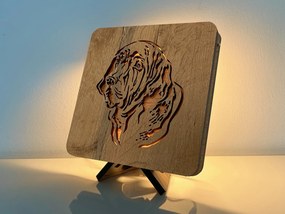 Li-Go "Baset" lampa 19x19 cm provedení povrchu: dub