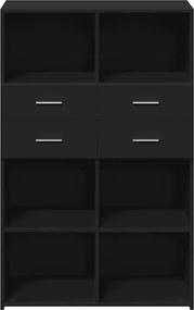 Skříň highboard černá 80 x 42,5 x 124 cm kompozitní dřevo 3281386