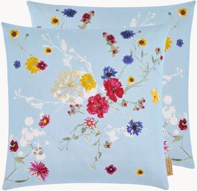 Oboustranný žakárový povlak na polštář Fleurs Volantes