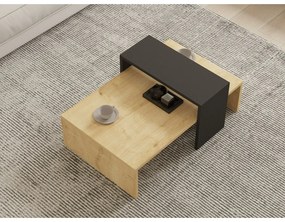 Konferenční stolek Glow Anthracite and Sapphire Oak
