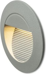 RED R14143 MARCO 70 zápustná stříbrnošedá 230V LED 3W IP65 3000K - RED - DESIGN RENDL