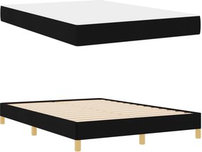Postel s boxspringem s matrací Černá 140 x 190 cm textil 3398565