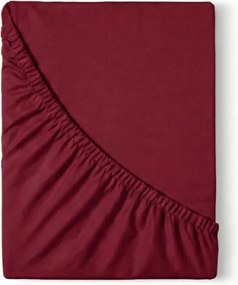 Kvalitex Jersey prostěradlo s lycrou vínové 160x200cm