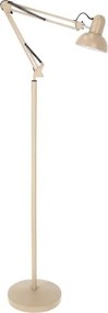 BRILAGI - Flexibilní stojací lampa TASKER 1xE27/60W/230V 184 cm béžová