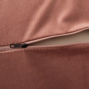 Designové křeslo, růžovohnědou Velvet látka, ZIRKON