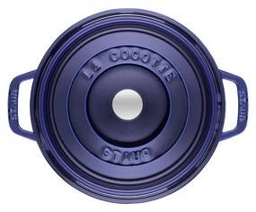 Staub Cocotte hrnec kulatý 26 cm/5,2 l tmavě modrý, 1102691