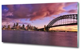 Wallmuralia Fotoobraz na skle Most Sidney 100x50